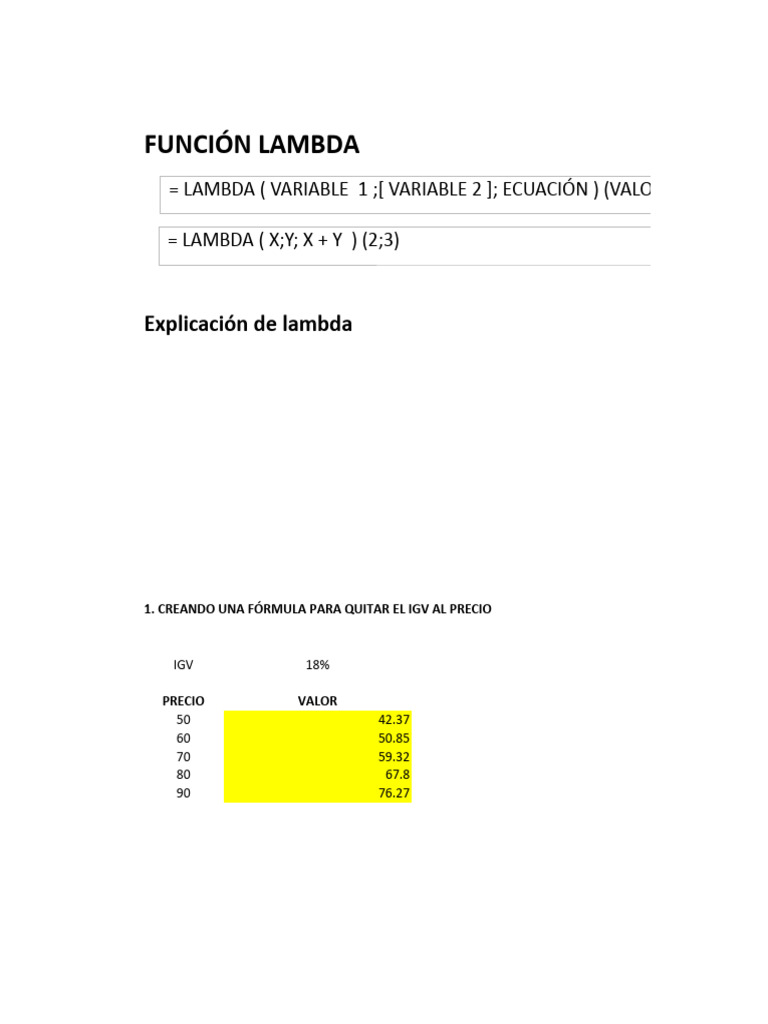02 Fx Lambda | PDF | Microsoft Office | Software relacionado con ...