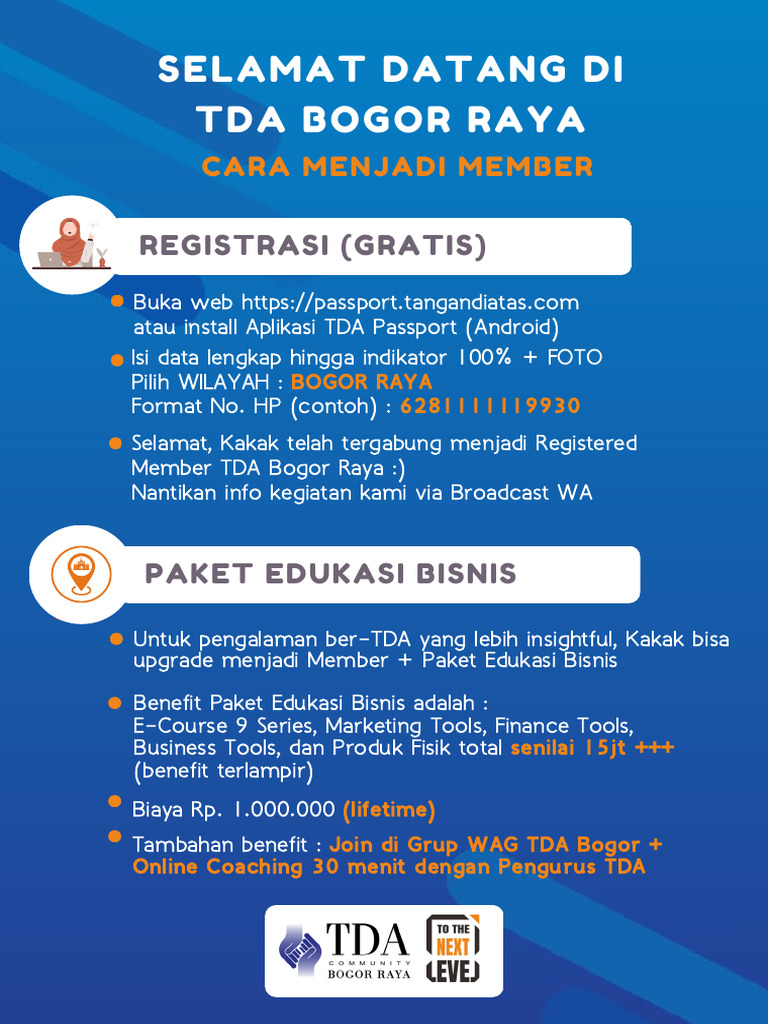 Bergabung dengan TDA Bogor Raya | PDF
