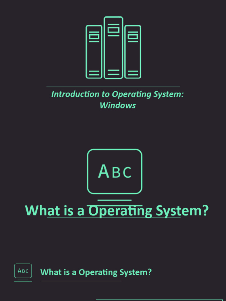 Introduction To Windows | PDF | Microsoft Windows | Operating System