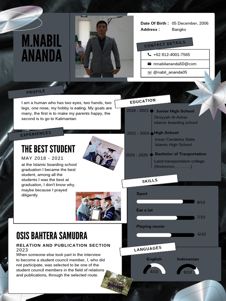 M.nabil Ananda CV | PDF