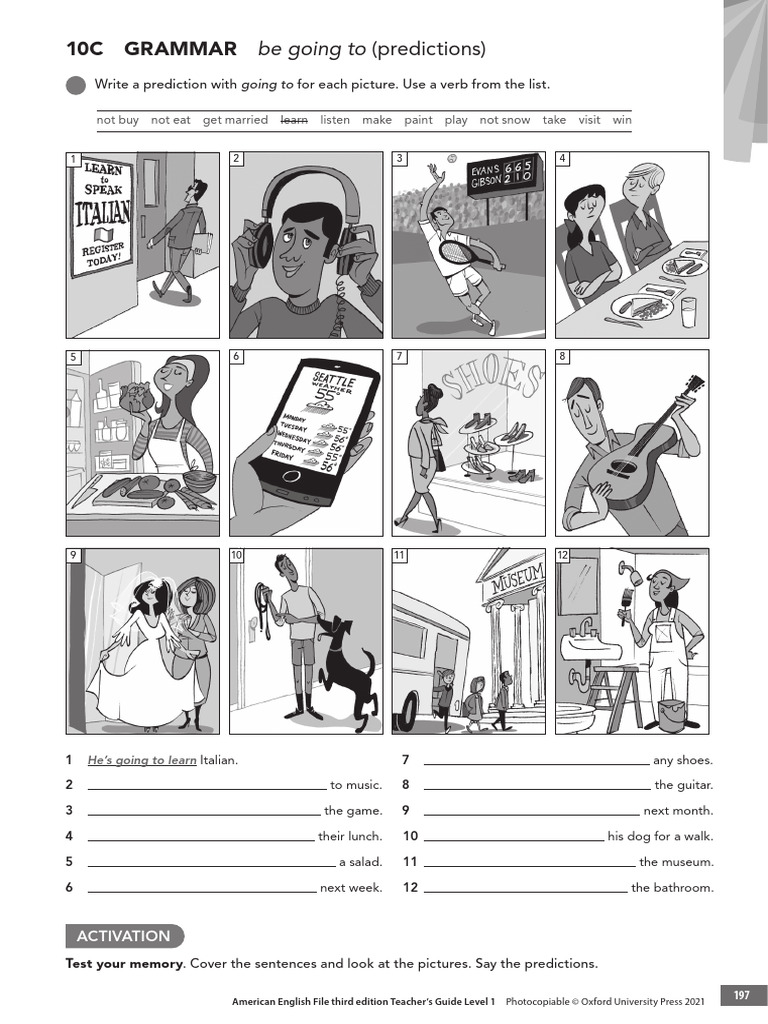 AEF3e Level 1 TG PCM Grammar 10C | PDF