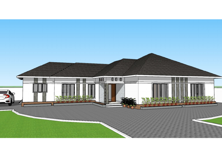 Vincent Maani Parishakkal Residency Left 3d View (Unrendered) | PDF