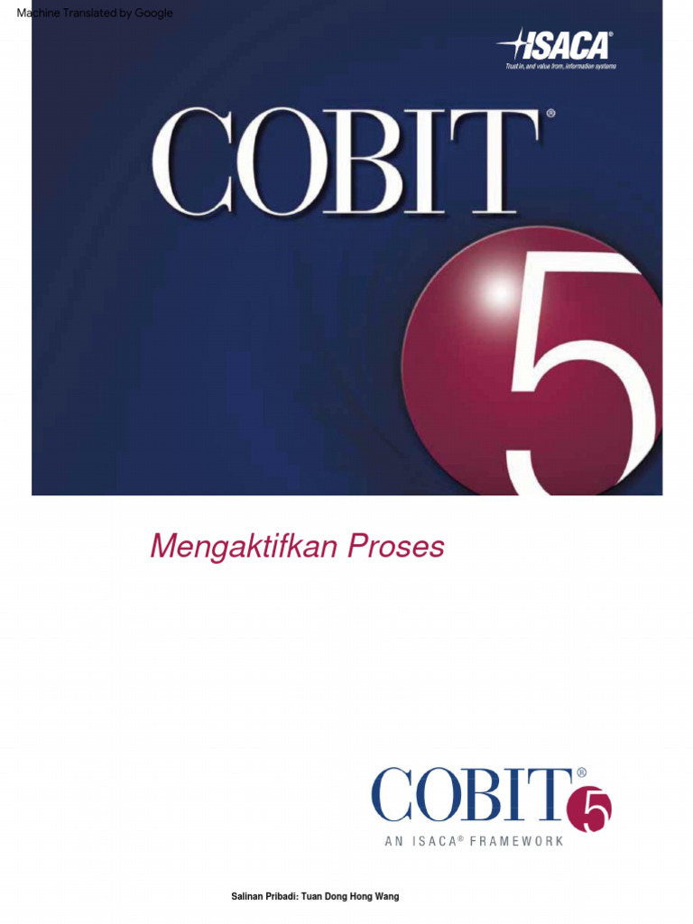 COBIT 5 Enabling Process | PDF
