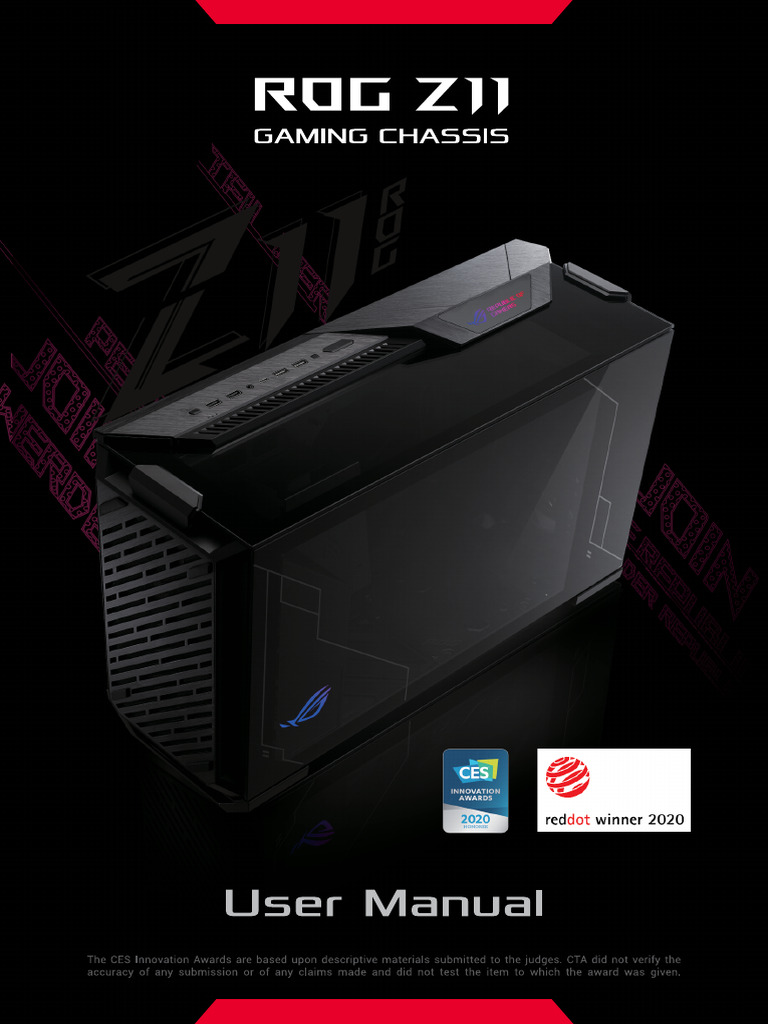 Asus Rog Z11 Itx Gaming Case GR101 Um | PDF | Copyright