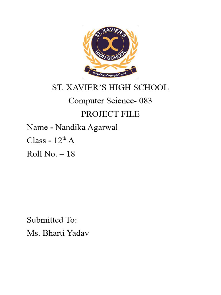 Project File | PDF