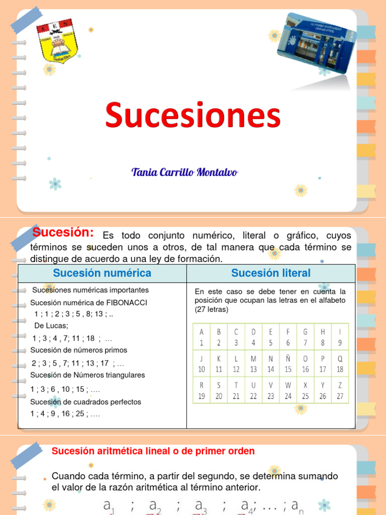 SUCESIONES | PDF | Secuencia | Teoría de los números