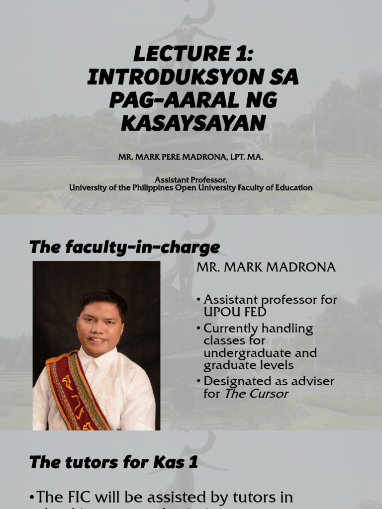 LECTURE 1 - Historical Revisionism Vs Historical Distortions | PDF ...