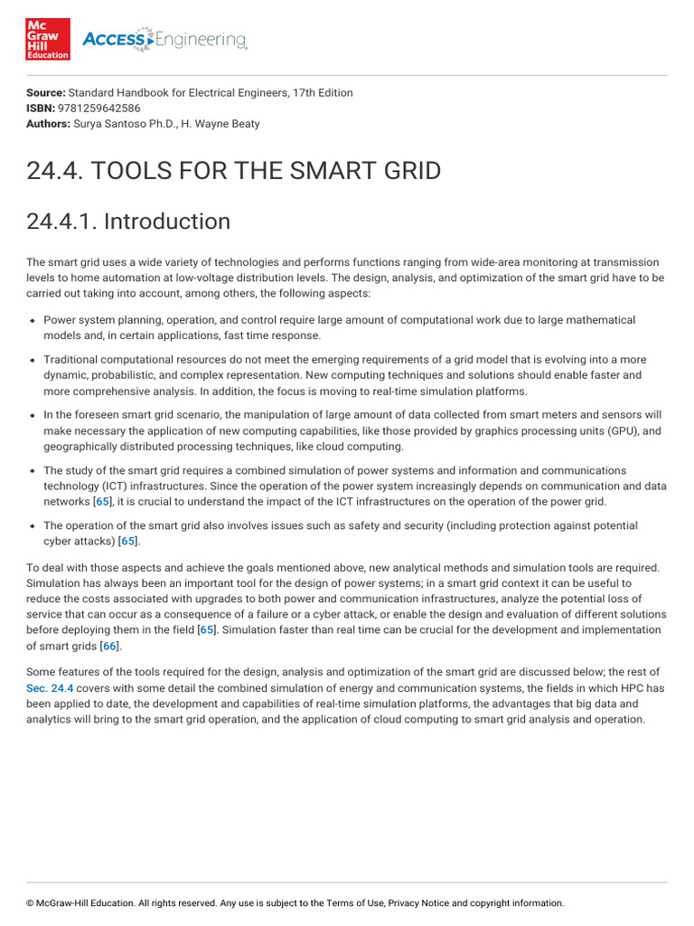 Tools For The Smart Grid | PDF | Cloud Computing | Smart Grid
