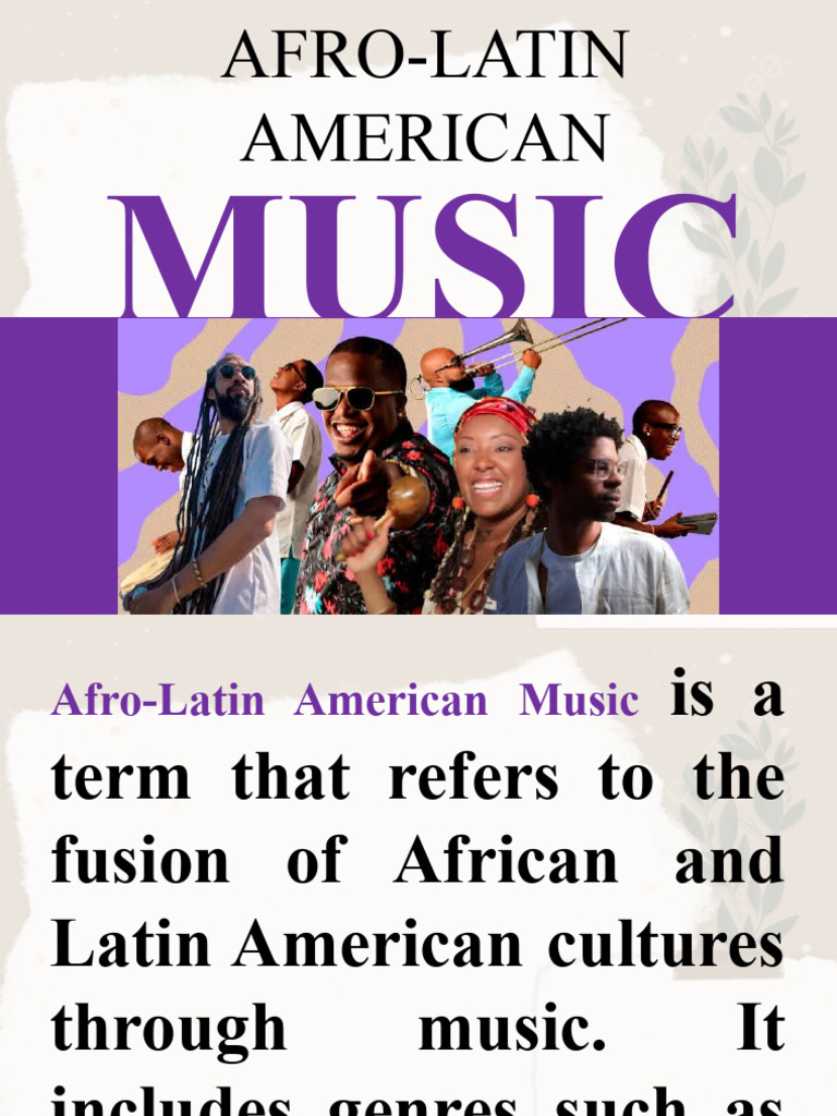 Afro Latin American Music | PDF | Slavery | North America