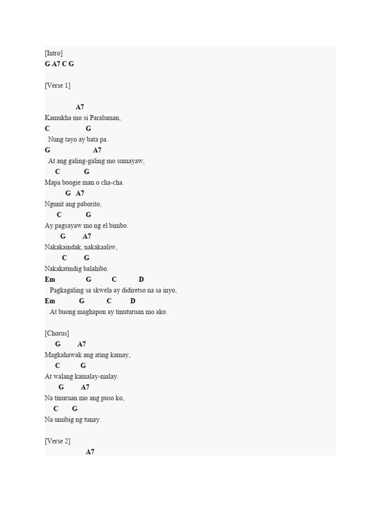 Ang Huling El Bimbo - Eraserheads | PDF