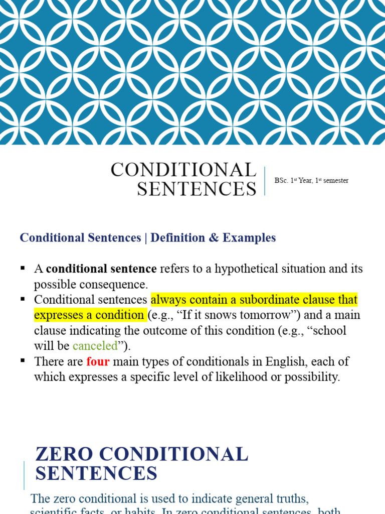 Conditional Sentences | PDF | Verb | Morphology