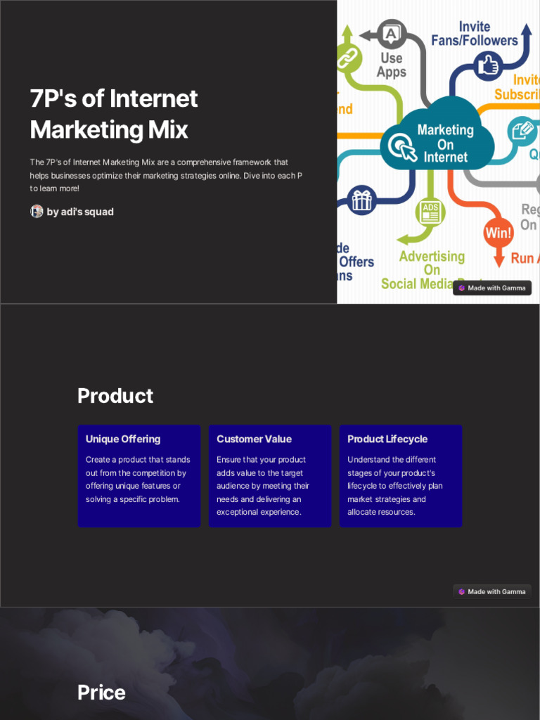 7Ps of Internet Marketing Mix | Download Free PDF | Marketing | Digital ...