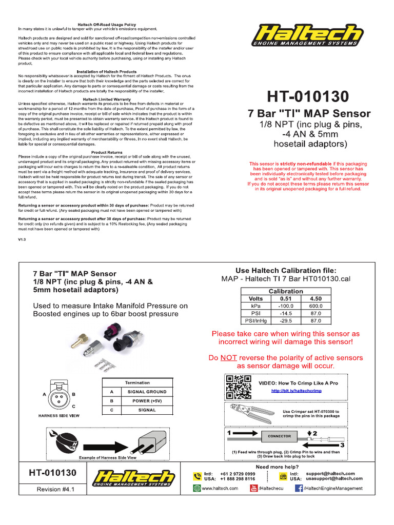 Haltech Wiring Diagram | PDF