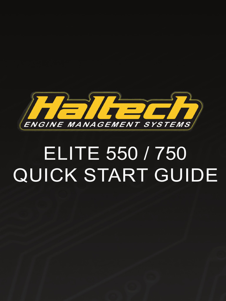 Haltech Diagram HT-150400 - QSG | PDF | Ignition System | Electrical ...