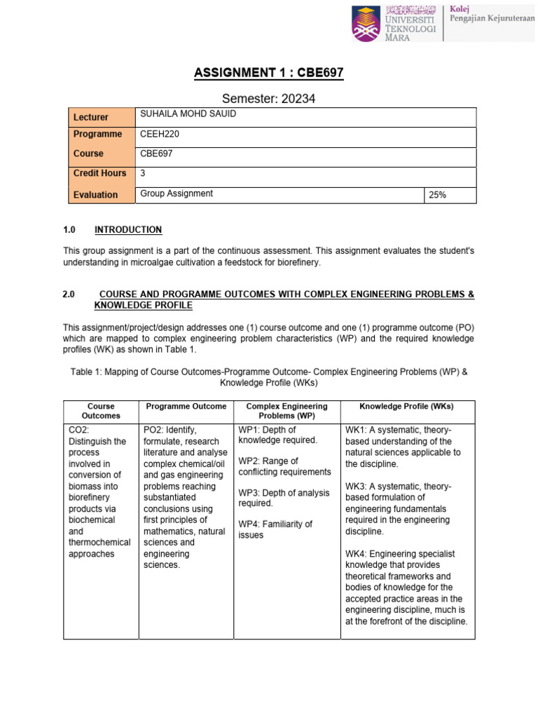 CPS Assignment 1 PDF | PDF | Water | Engineering