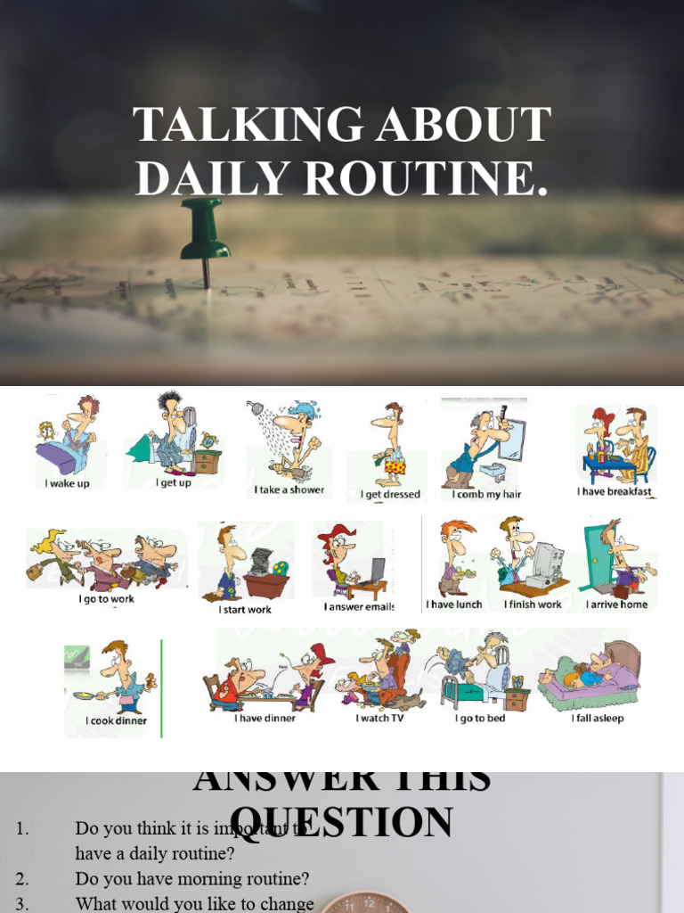 Talking About Daily Routine | PDF