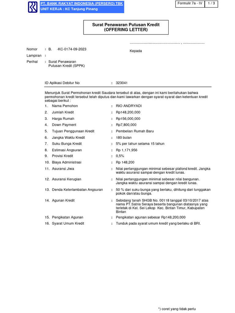 SP3K Rio Andryadi | PDF