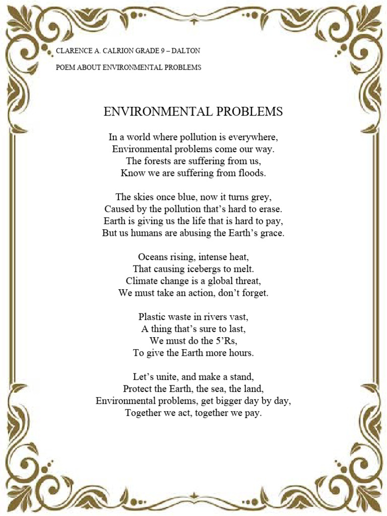 In A World Where Pollution Is Everywhere | PDF