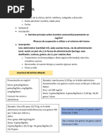 Cálculo de Dosis Pediátrica Específica | PDF | Medicamentos con receta ...