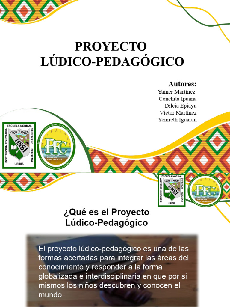 Proyecto Ludico | PDF | Aprendizaje | Constructivismo (filosofía de la educación)