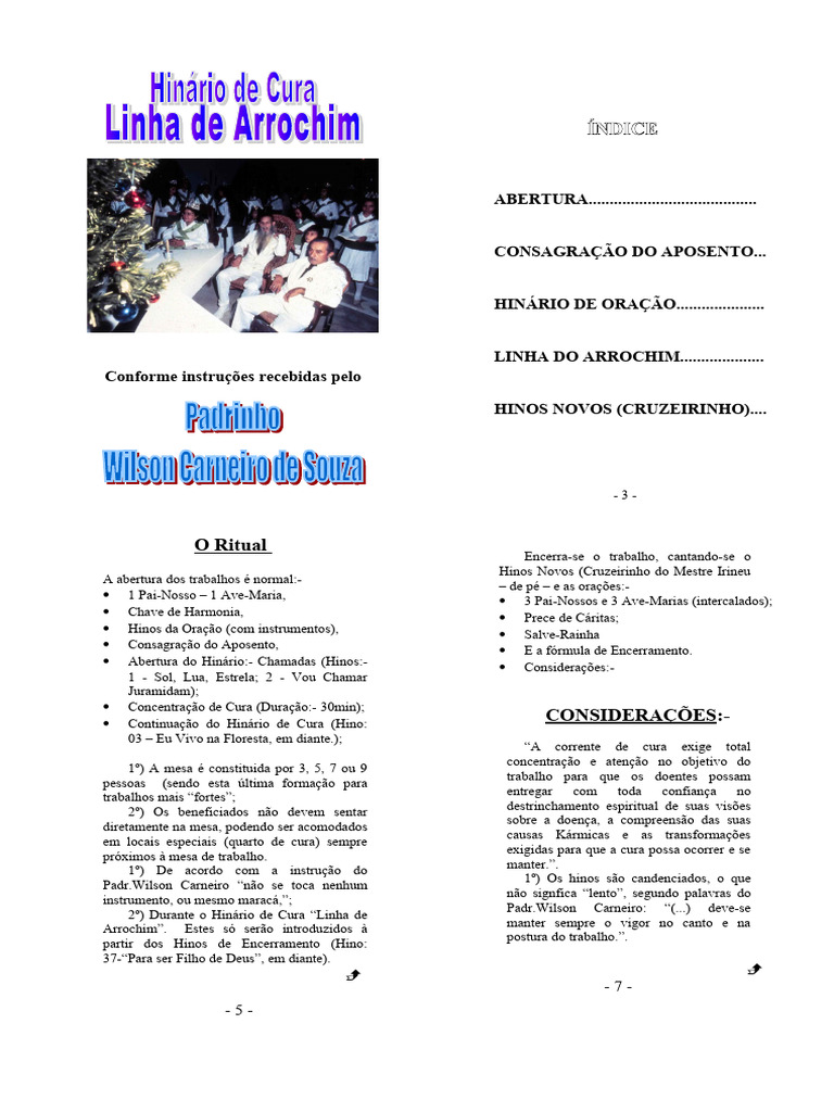 Ritual da Linha de Arrochim | PDF | Maria, mãe de Jesus | Jesus