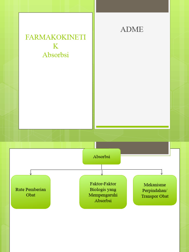 Farmakokinetik Absorbsi | PDF | Pengembangan Diri | Kesehatan Holistik