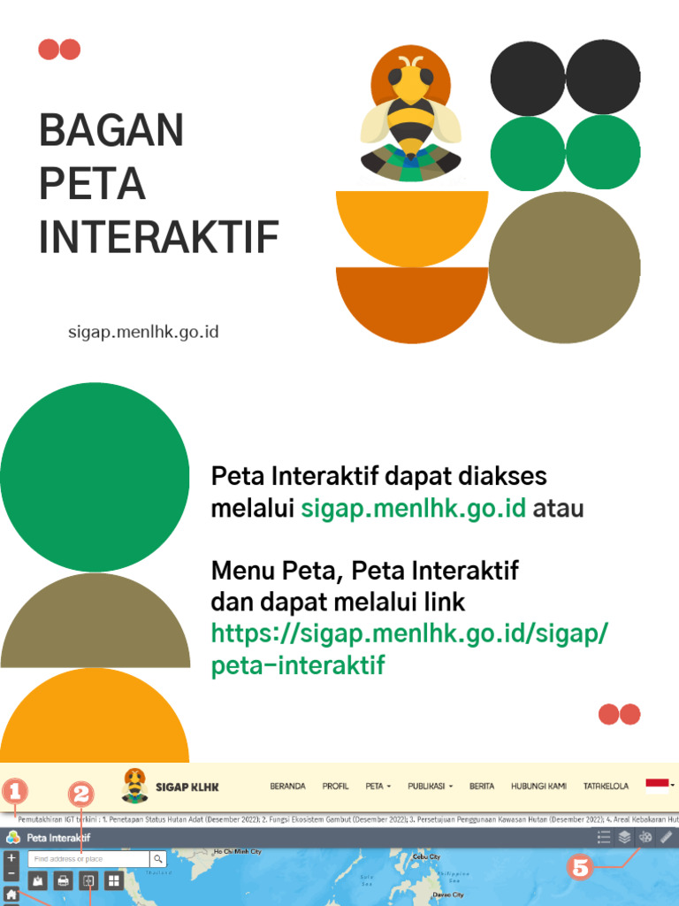 Panduan Peta Interaktif SIGAP KLHK | PDF