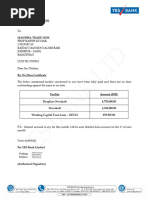 Letter From Yes Bank For Foreclosure of Loan (Account No ...