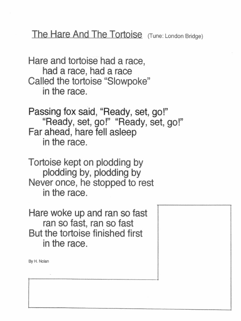The Hare and The Tortoise | PDF
