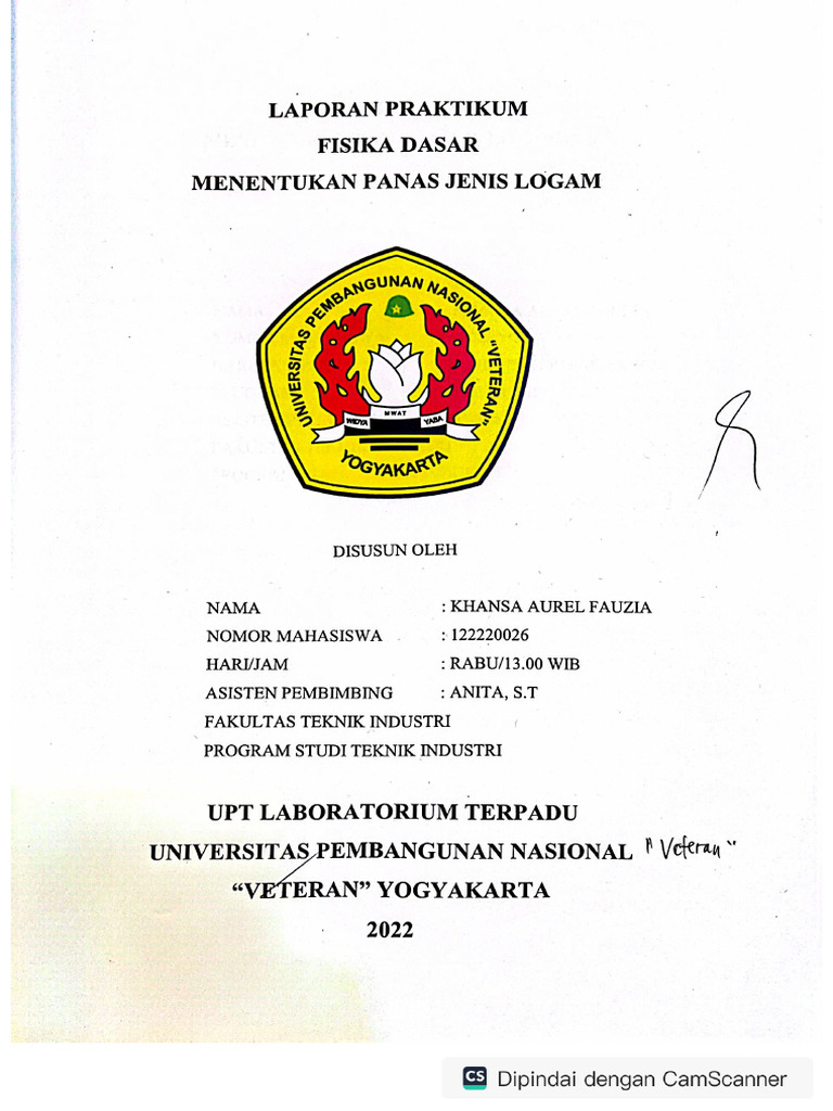 K3-Panas Jenis Logam | PDF