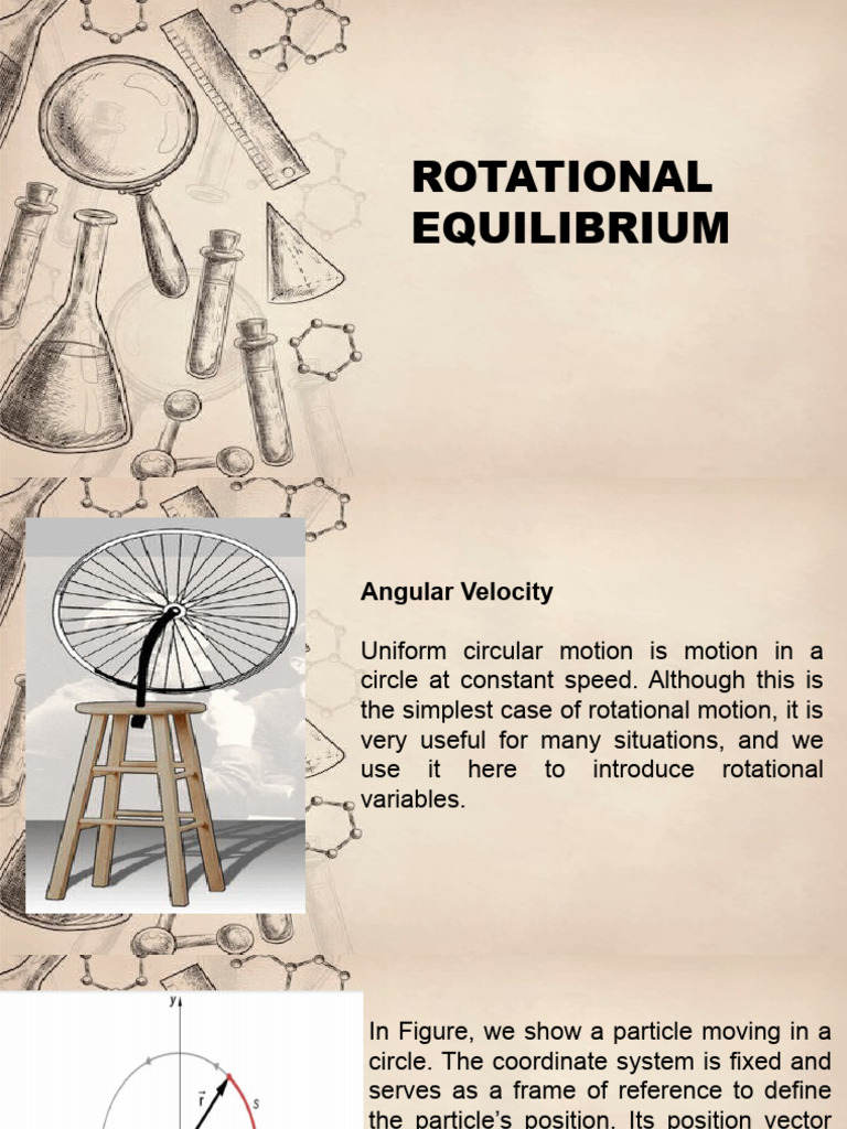 Rotational-Equilibrium - Gen Phy 12 | PDF | Rotation Around A Fixed Axis | Speed