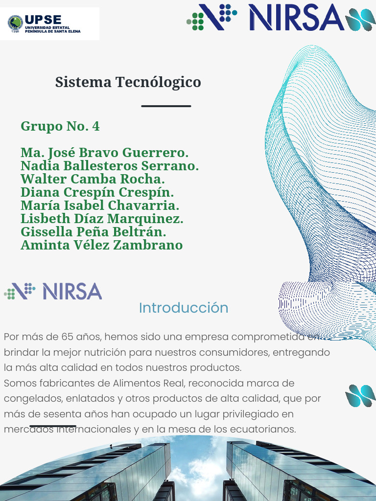 Innovación y Tecnología en NIRSA | PDF | Internet de las Cosas | Economias