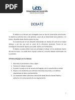 Guía para Debates Estudiantiles en Clase | PDF | Salón de clases | Escuelas