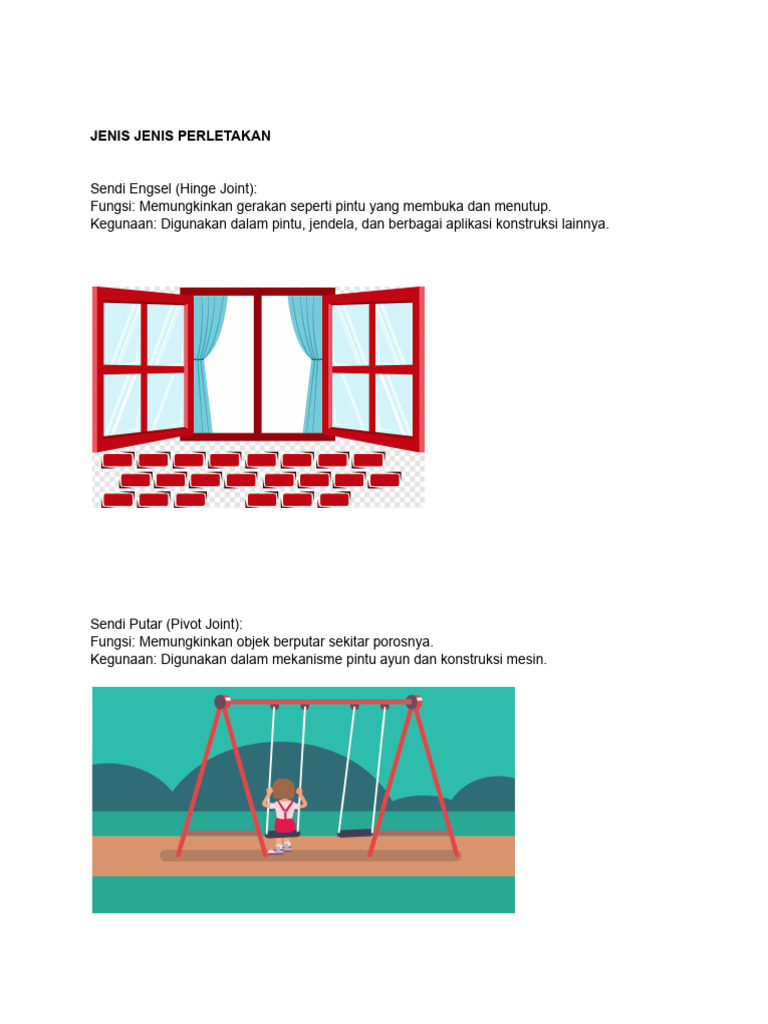 Jenis Jenis Perletakan | PDF