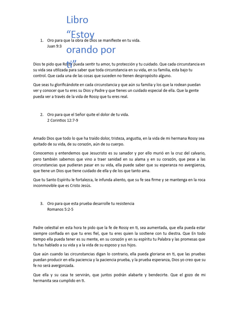 Estoy Orando Por Ti | PDF | Amor | Cristo (título)