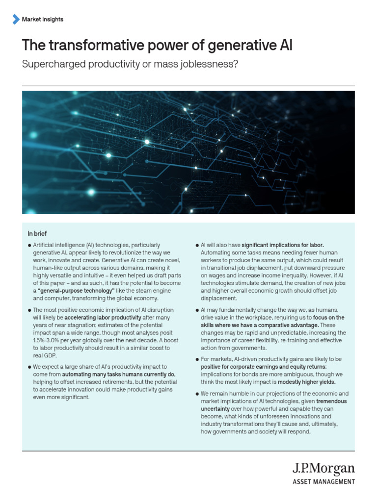 The Transformative Power of Generative AI - Reword | PDF | Artificial ...