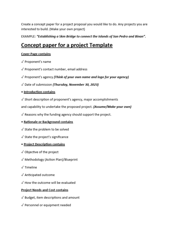 Eapp Creating Concept Paper Assignment-Final | PDF | Art