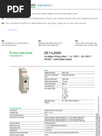 Schneider Electric - EOCR - 3DM2-WRDUWZ | PDF | Relay | Alternating Current