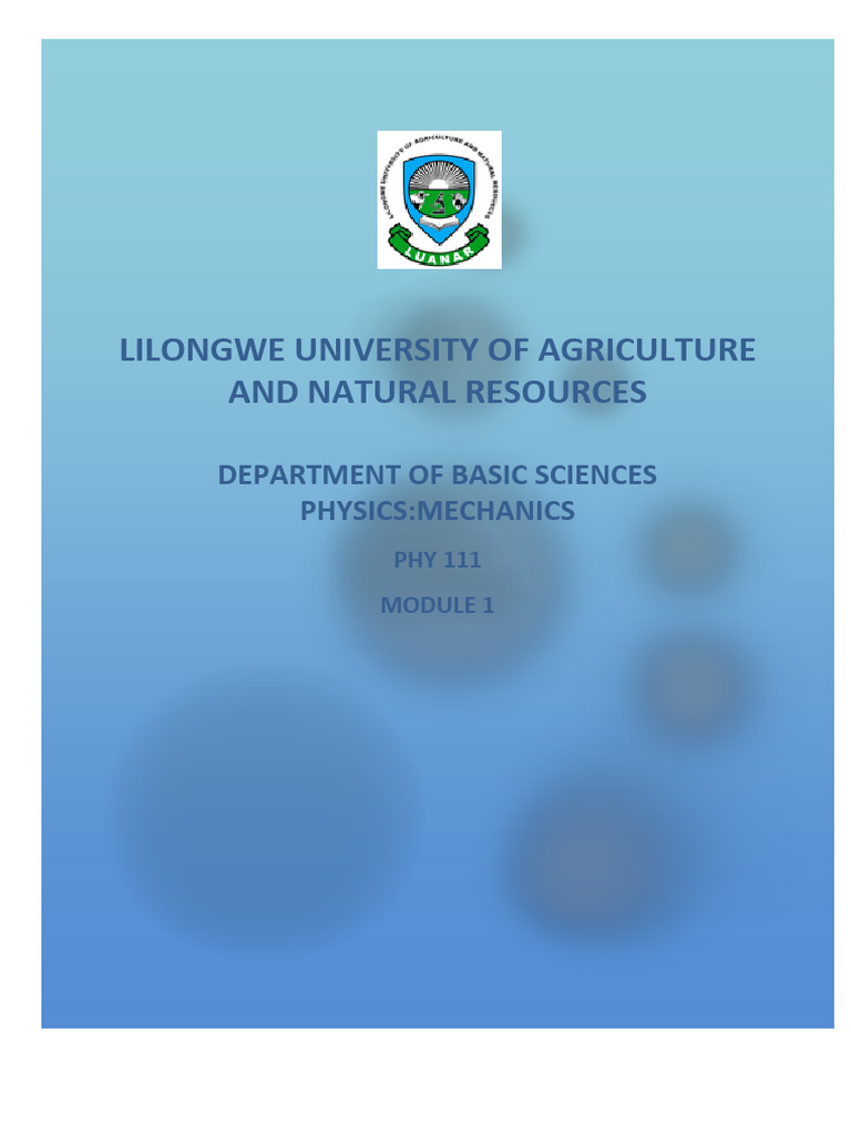 Phy 111 Module | PDF | Significant Figures | Euclidean Vector