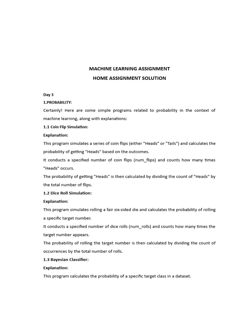 Machine Learning Assignment Solution | PDF | Cluster Analysis | Regression Analysis
