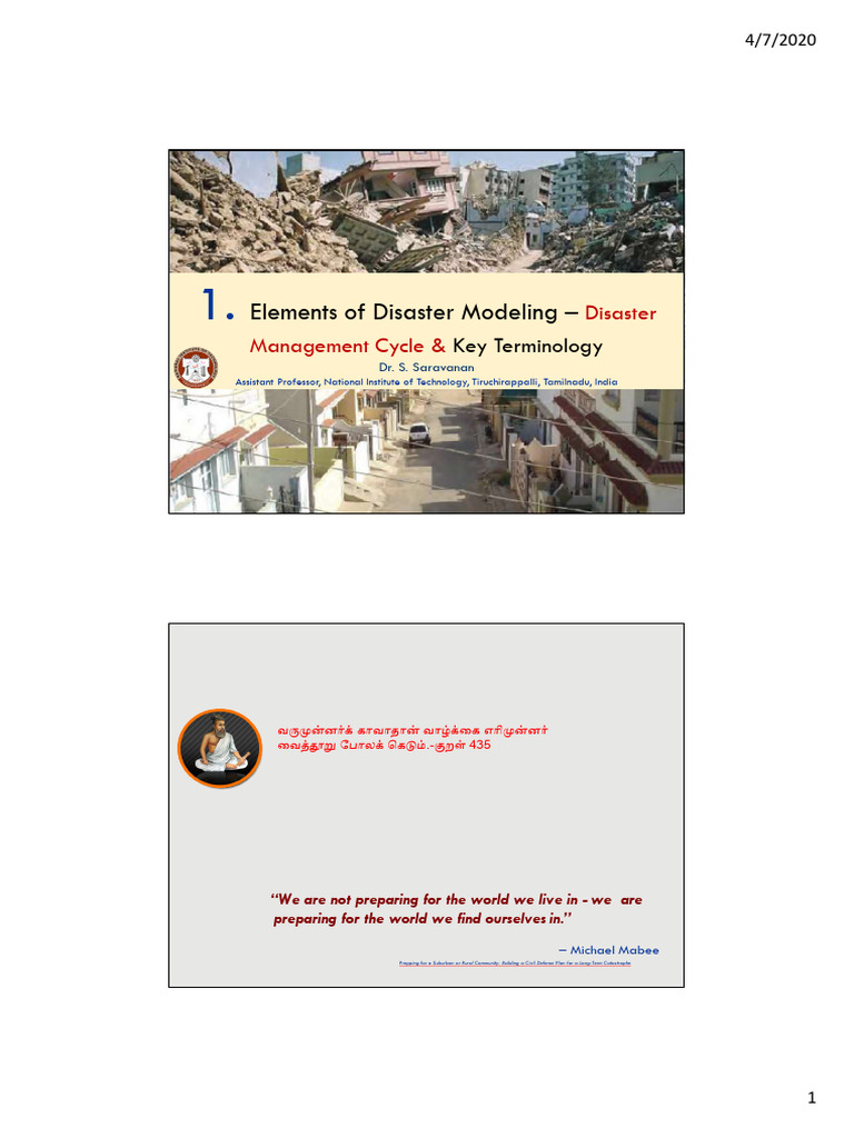 1_ Disaster terms and Defination _Dr.SS | PDF | Hazards | Emergency ...