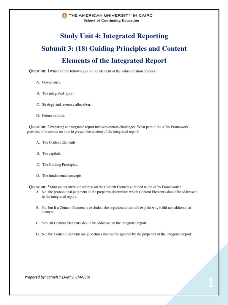 4.3guiding Principles and Content Elements of The Integrated-Q-SE | PDF ...