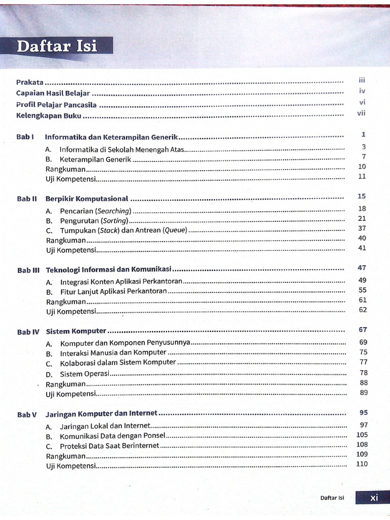 Bab1 - Informatika Dan Keterampilan Generik | PDF
