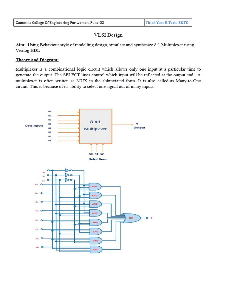 203 Expt1 | PDF | Hardware Description Language | Logic Synthesis