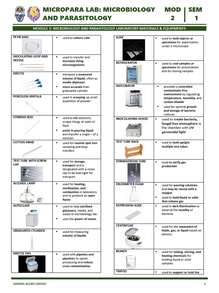 MicroPara LAB - M2 | PDF | Chemistry | Laboratories