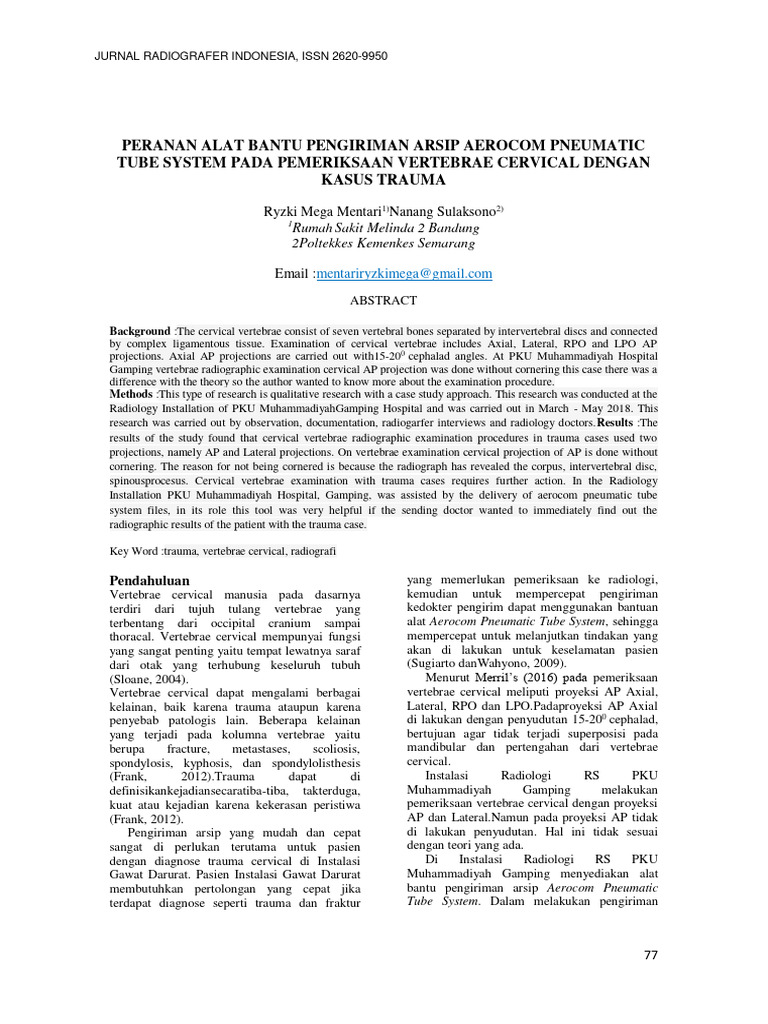 Revisi Jurnal 1 | Download Free PDF | Human Anatomy | Skeletal System