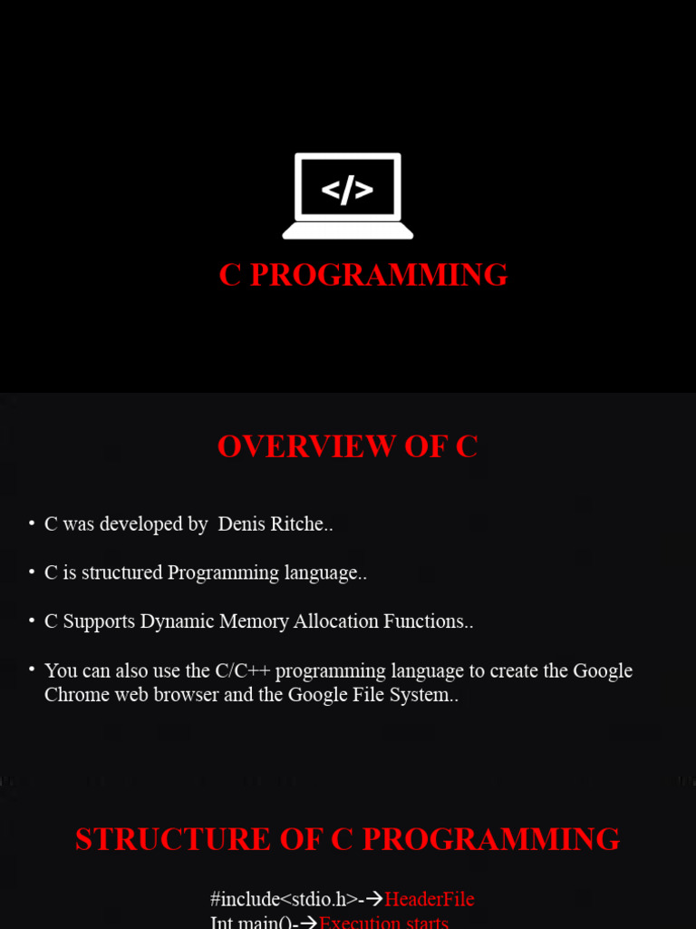 C Presentation Pdf Pointer Computer Programming Parameter 2896