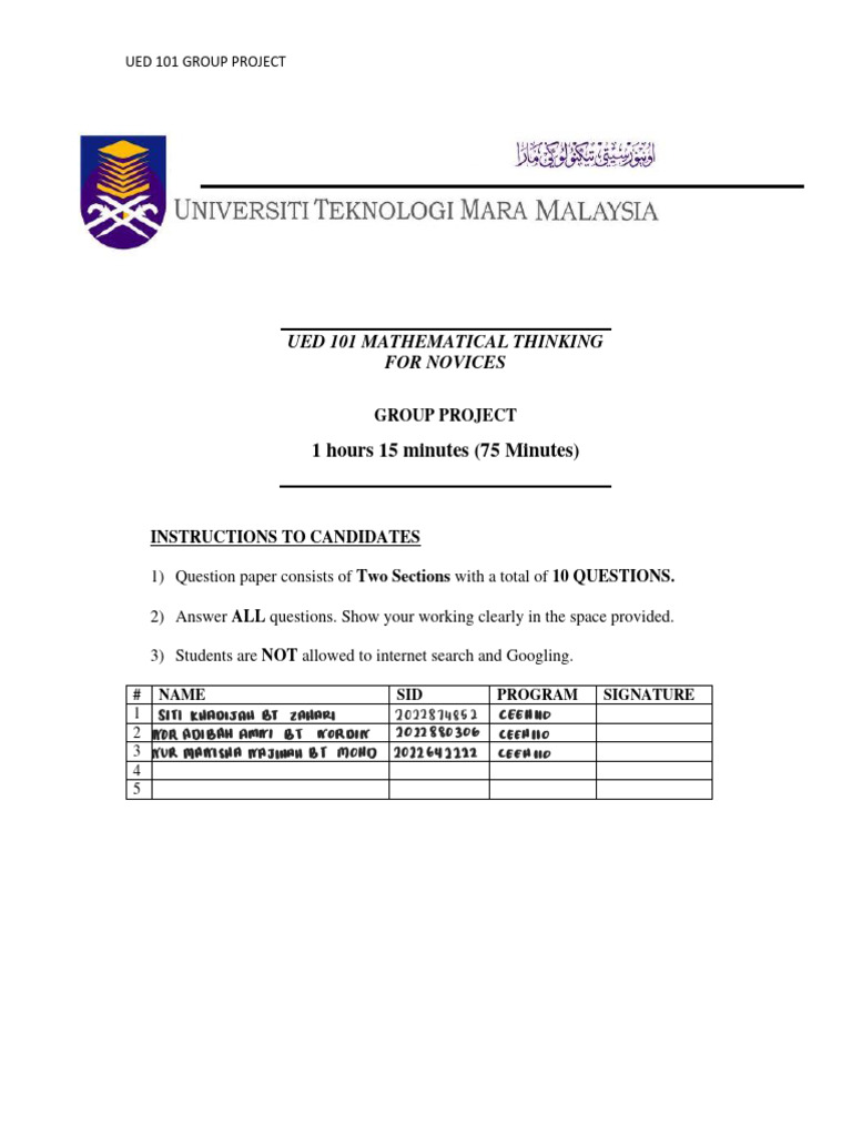 Group 4 Ued 101 Presentation | PDF