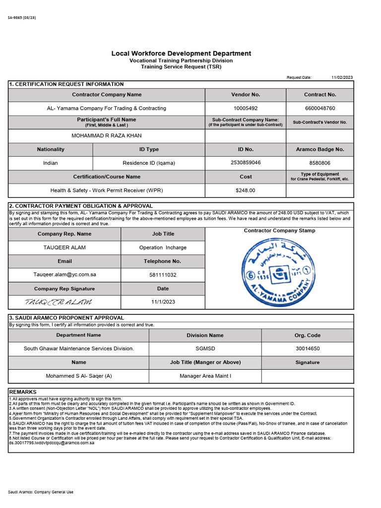Rehan TSR | PDF | Employment | Business
