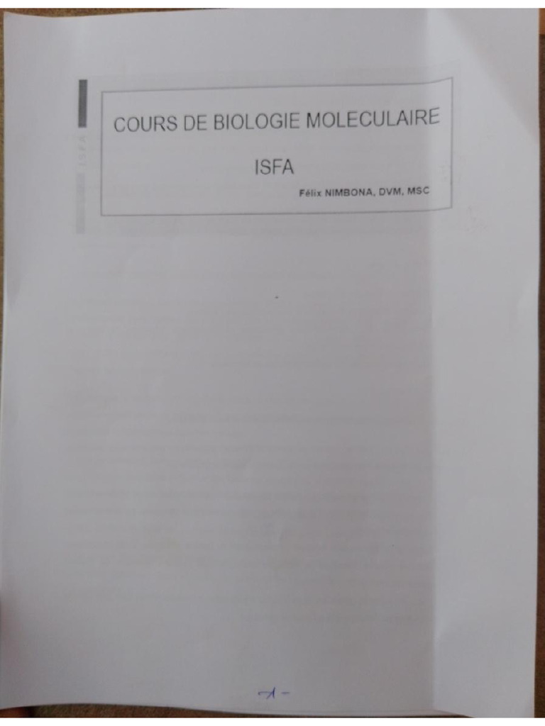 Biologie Molculaire PDF Compressed Low | PDF